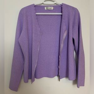 Sweaters | Cute Light Purple Cardigan Size M | Poshmark